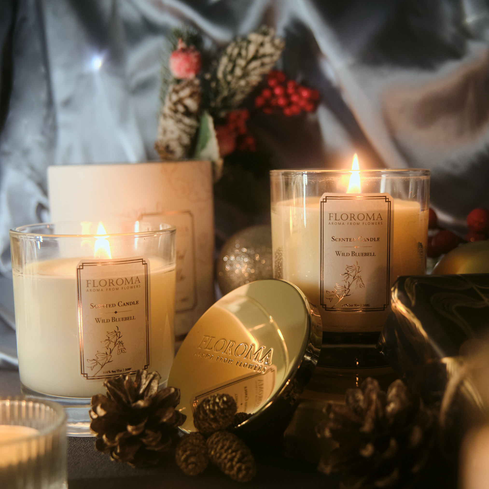 【Free Shipping】Scented Candle Combo of 2 – Floroma 花之滴